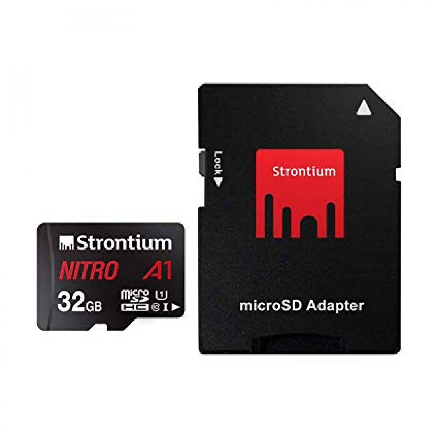 Strontium Nitro A1 32GB Micro SDHC Memory Card 100MB/s A1 UHS-I U1 ...