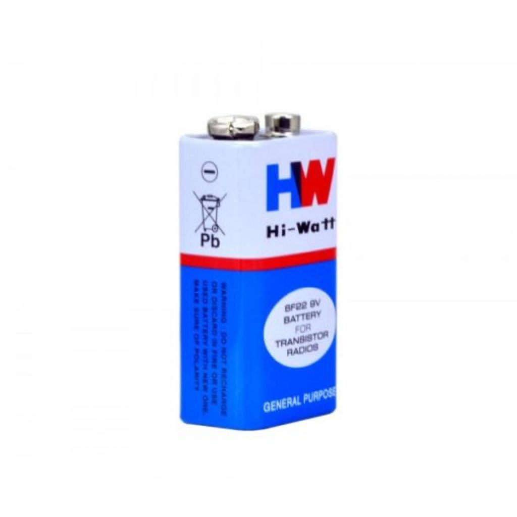 Hi-Watt 9v Heavy Duty Long Life Battery – CalsoB